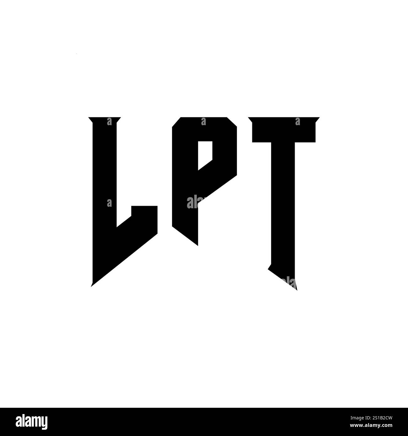 LPT letter logo design for technology company. LPT logo design black ...