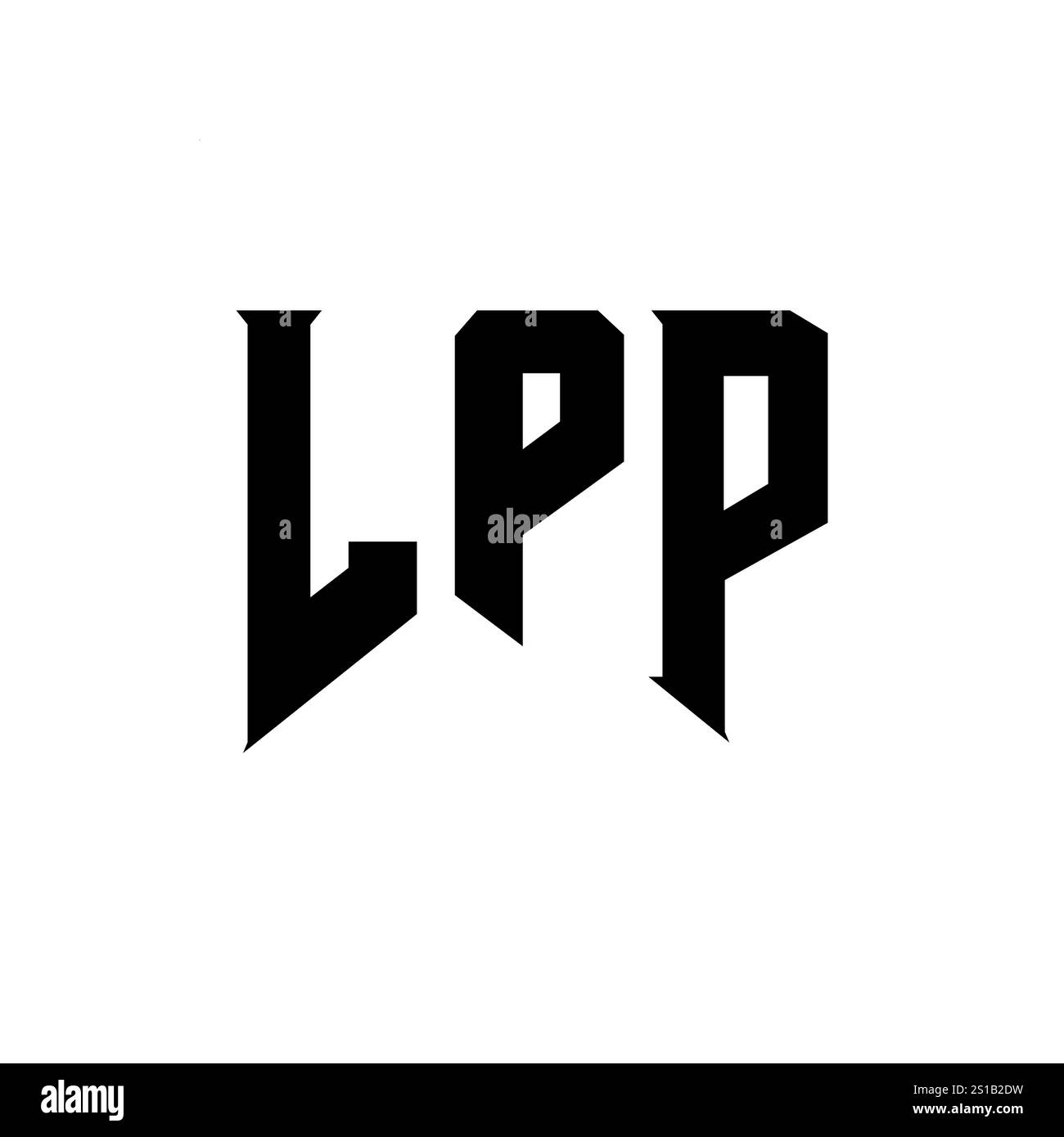LPP letter logo design for technology company. LPP logo design black ...