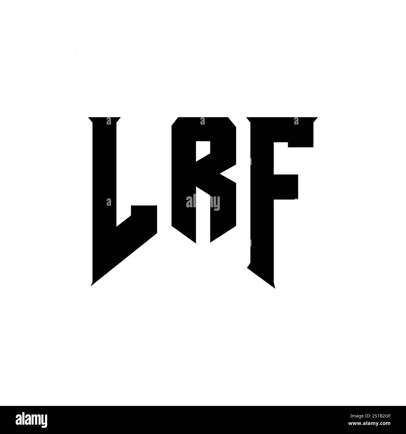 LRF letter logo design for technology company. LRF logo design black ...