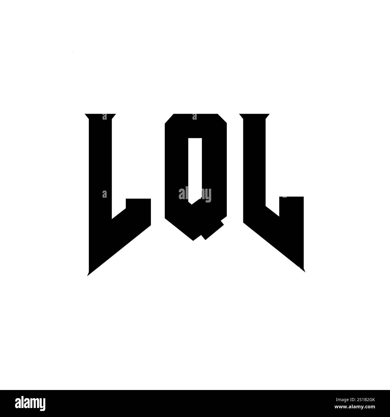 Lql logo design Stock Vector Images - Alamy