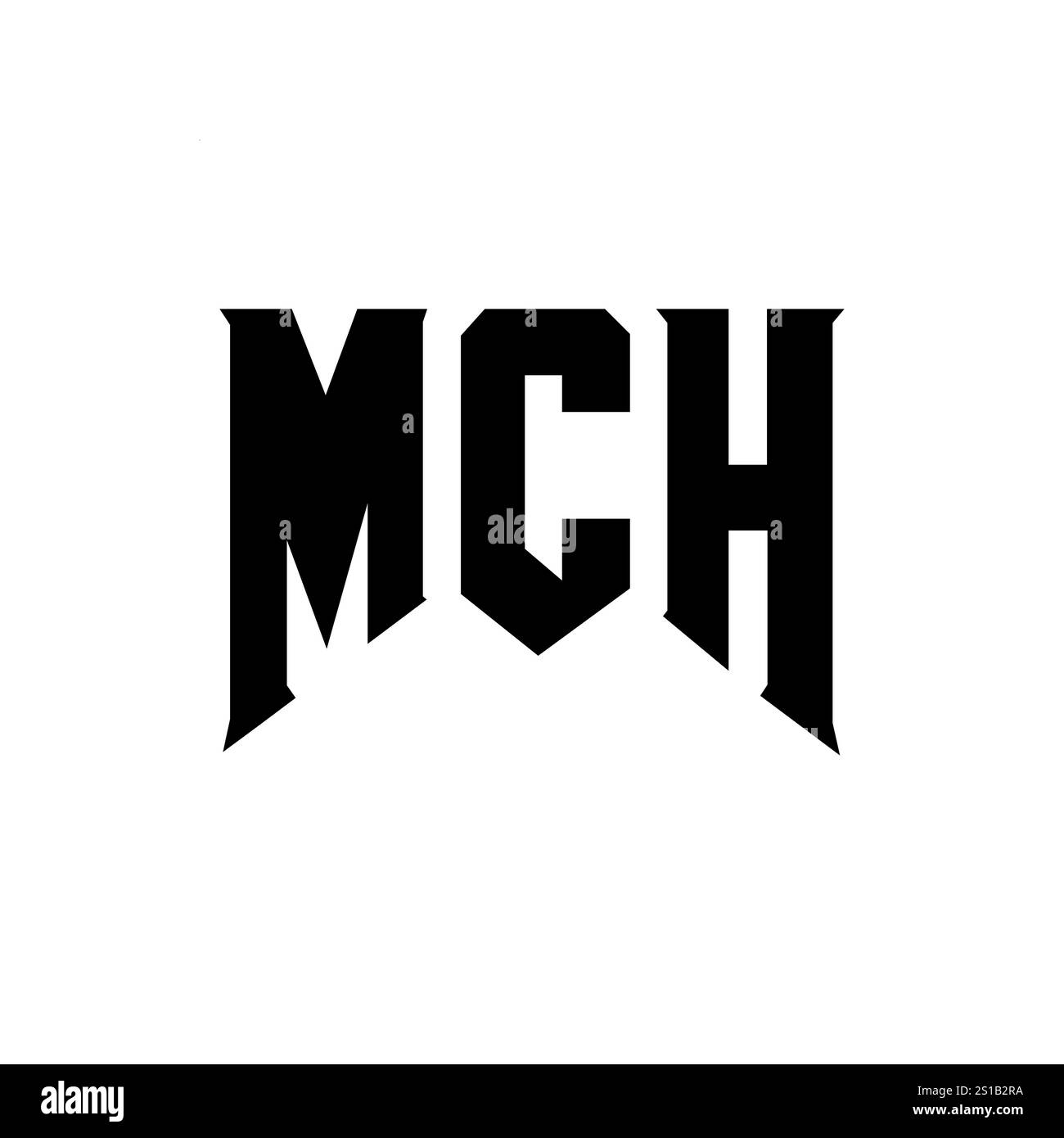 Mch logo design Stock Vector Images - Alamy