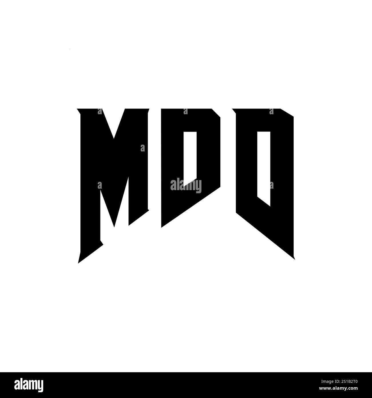 Mdd logo design Stock Vector Images - Alamy