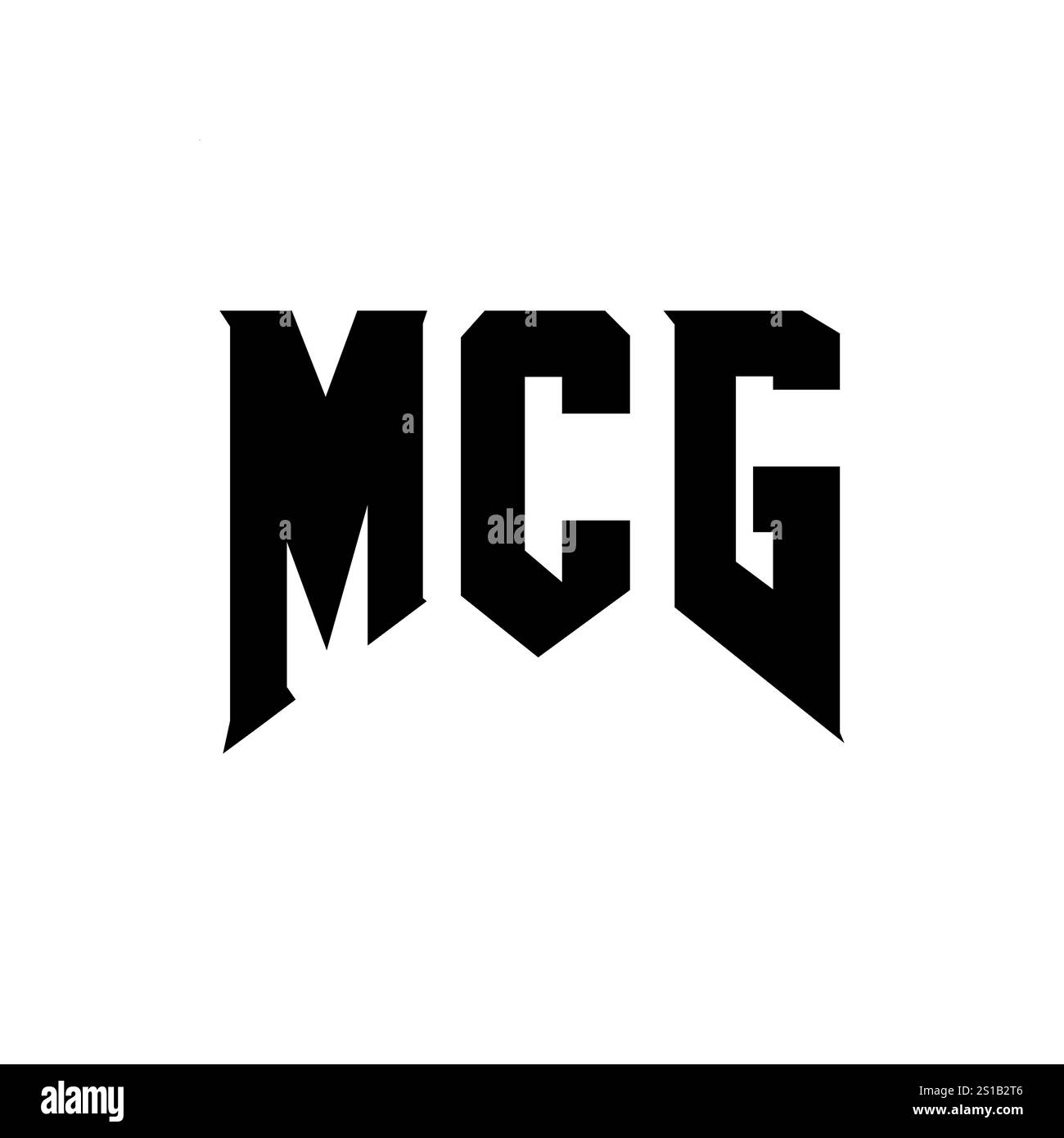 MCG letter logo design for technology company. MCG logo design black ...