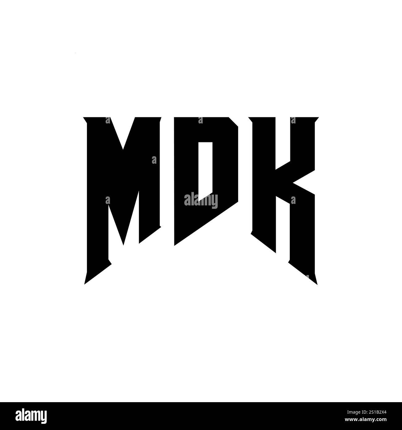 Mdk logo design hi-res stock photography and images - Alamy