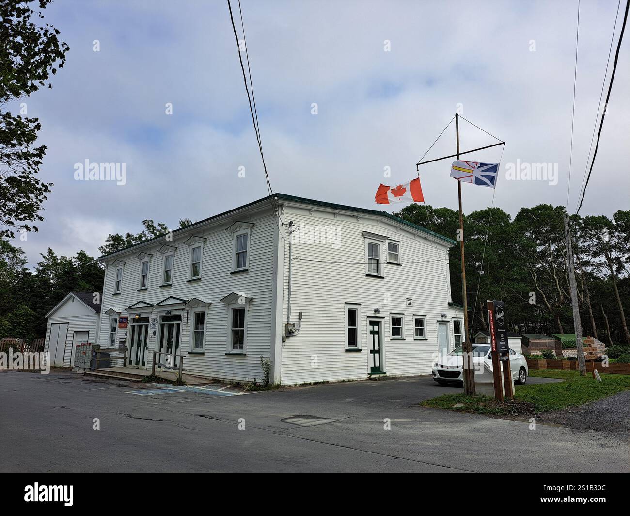 Post office on South Street in Brigus, Newfoundland & Labrador, Canada ...