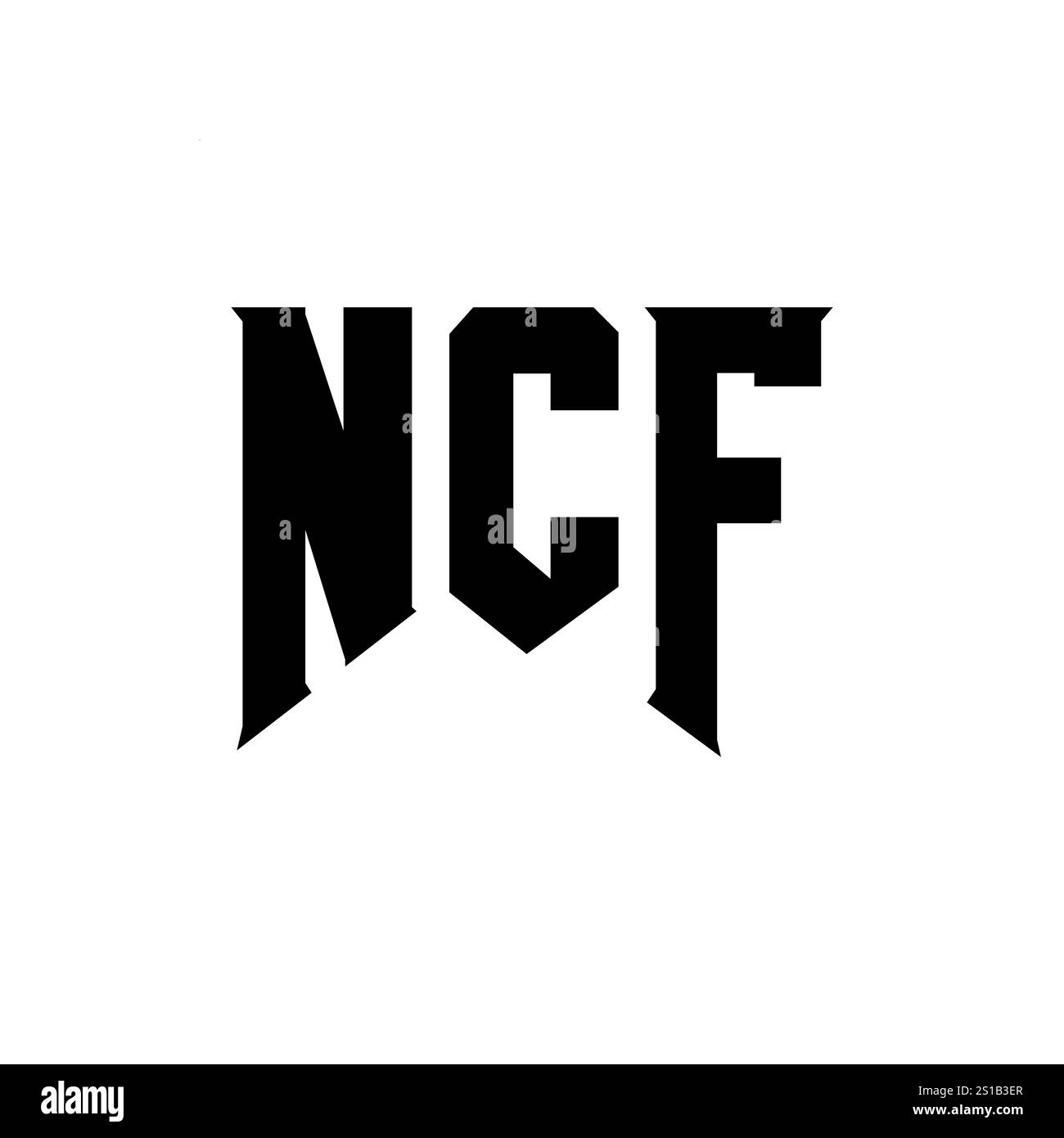 NCF letter logo design for technology company. NCF logo design black ...