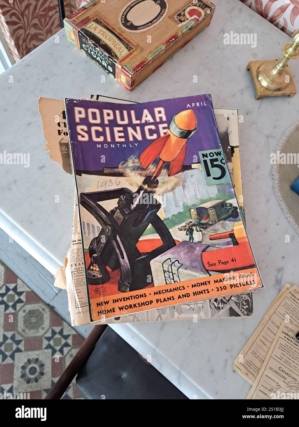 Popular Science magazine at Mockbeggar Plantation Provincial Historic ...