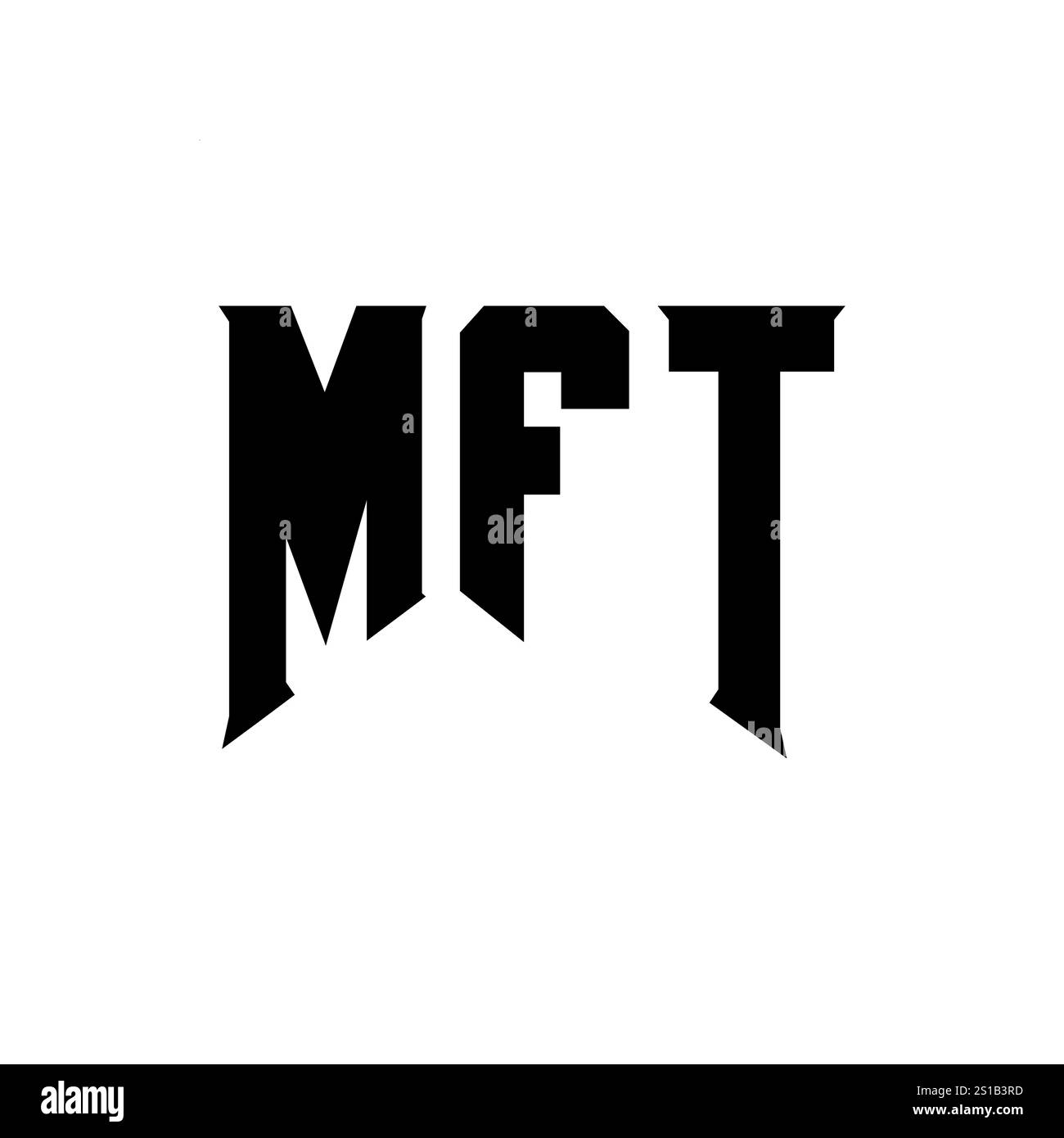 MFT letter logo design for technology company. MFT logo design black ...