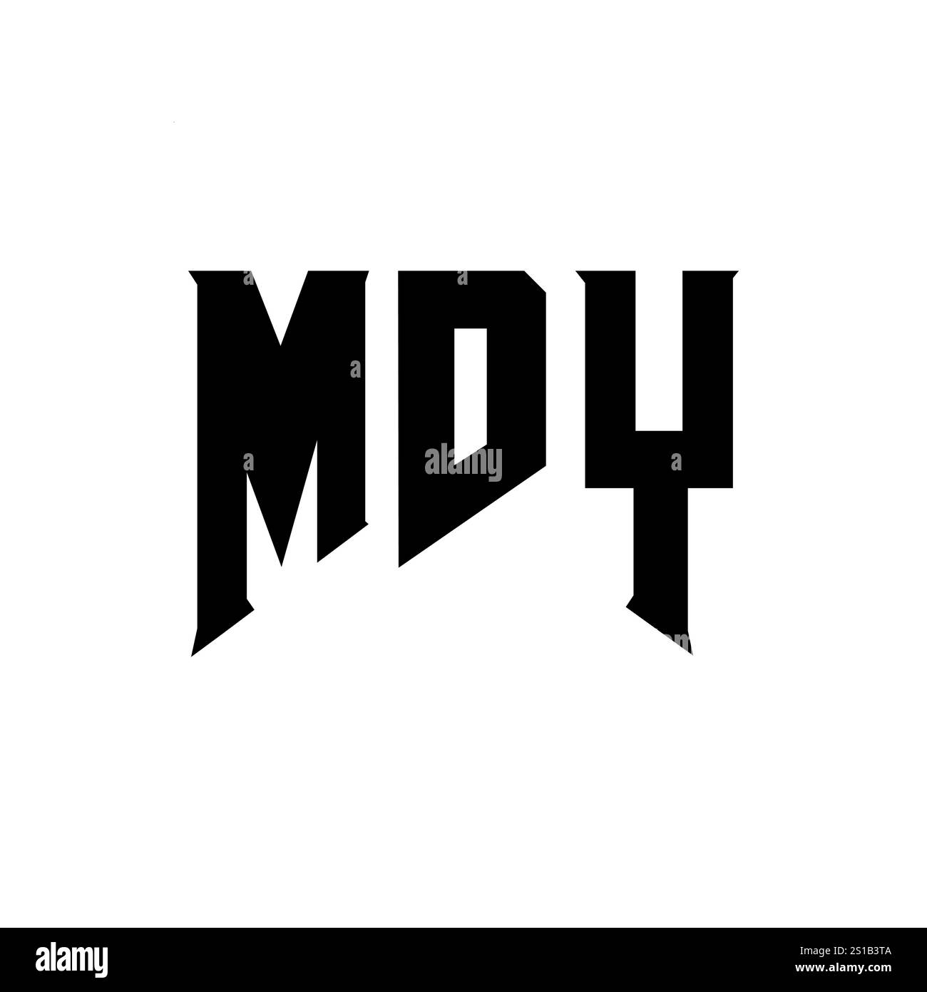 MDY letter logo design for technology company. MDY logo design black ...