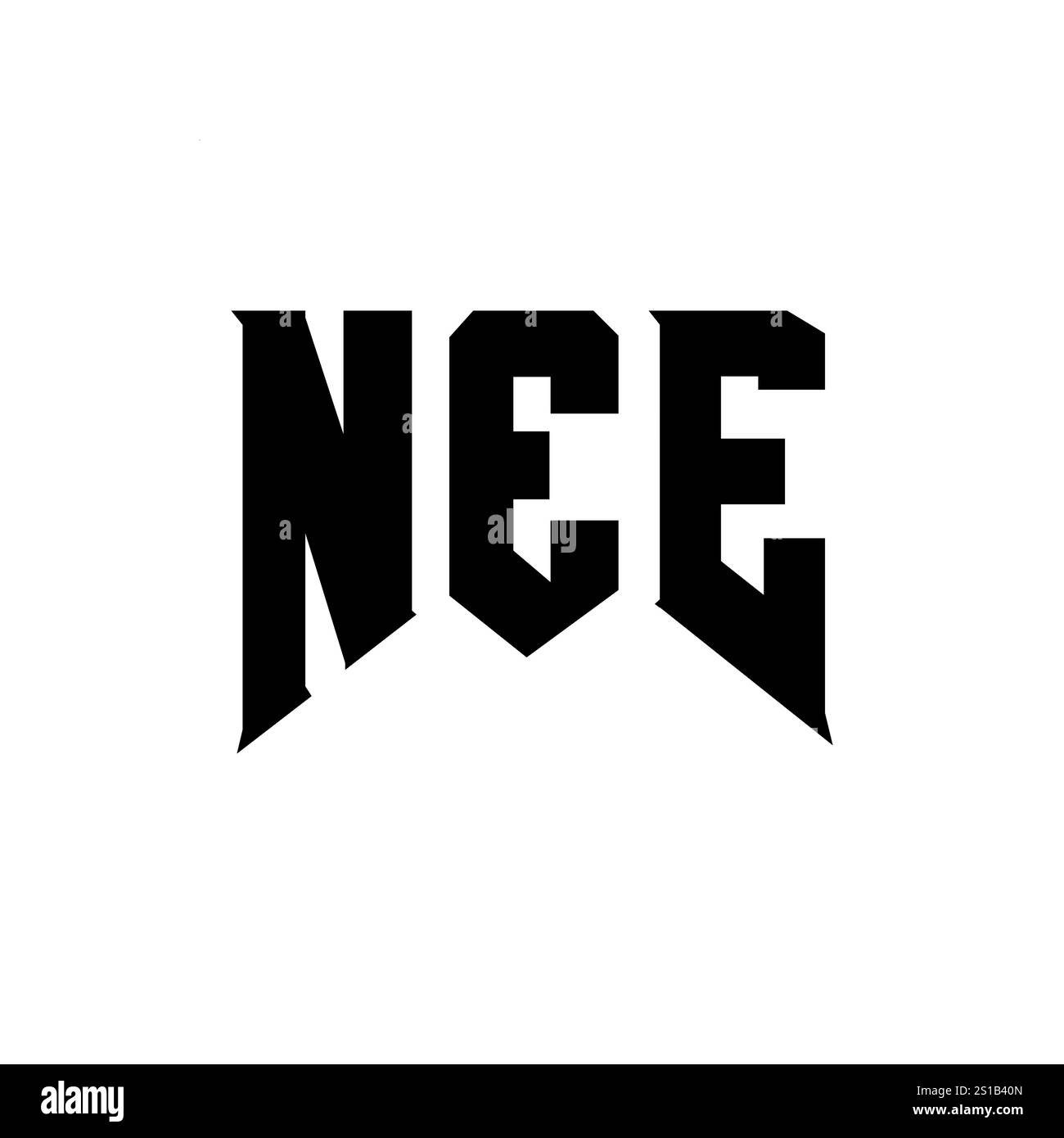 NEE letter logo design for technology company. NEE logo design black ...