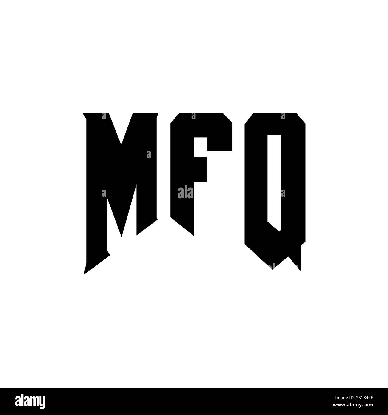 Mfq logo design hi-res stock photography and images - Alamy