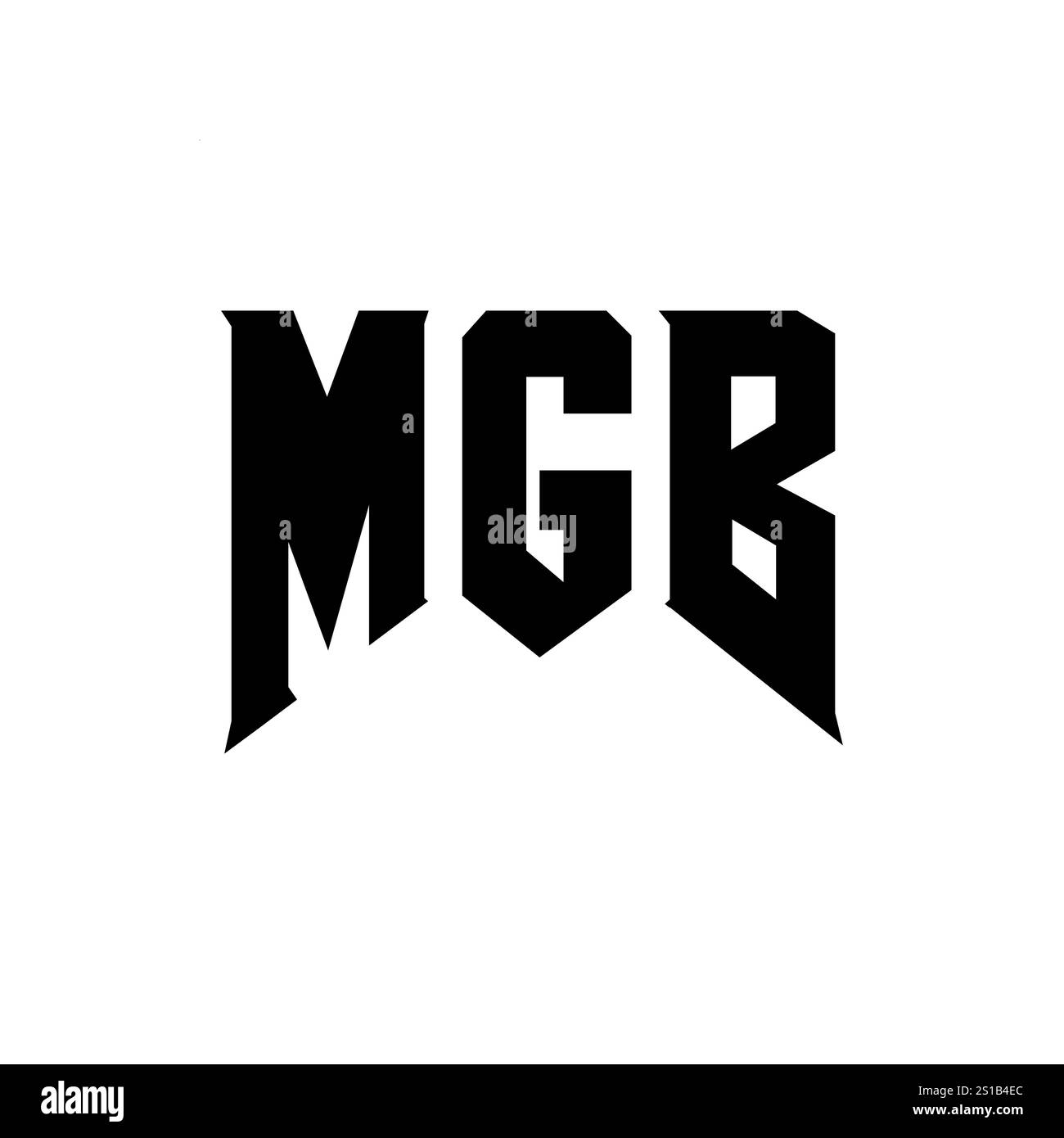 MGB letter logo design for technology company. MGB logo design black ...