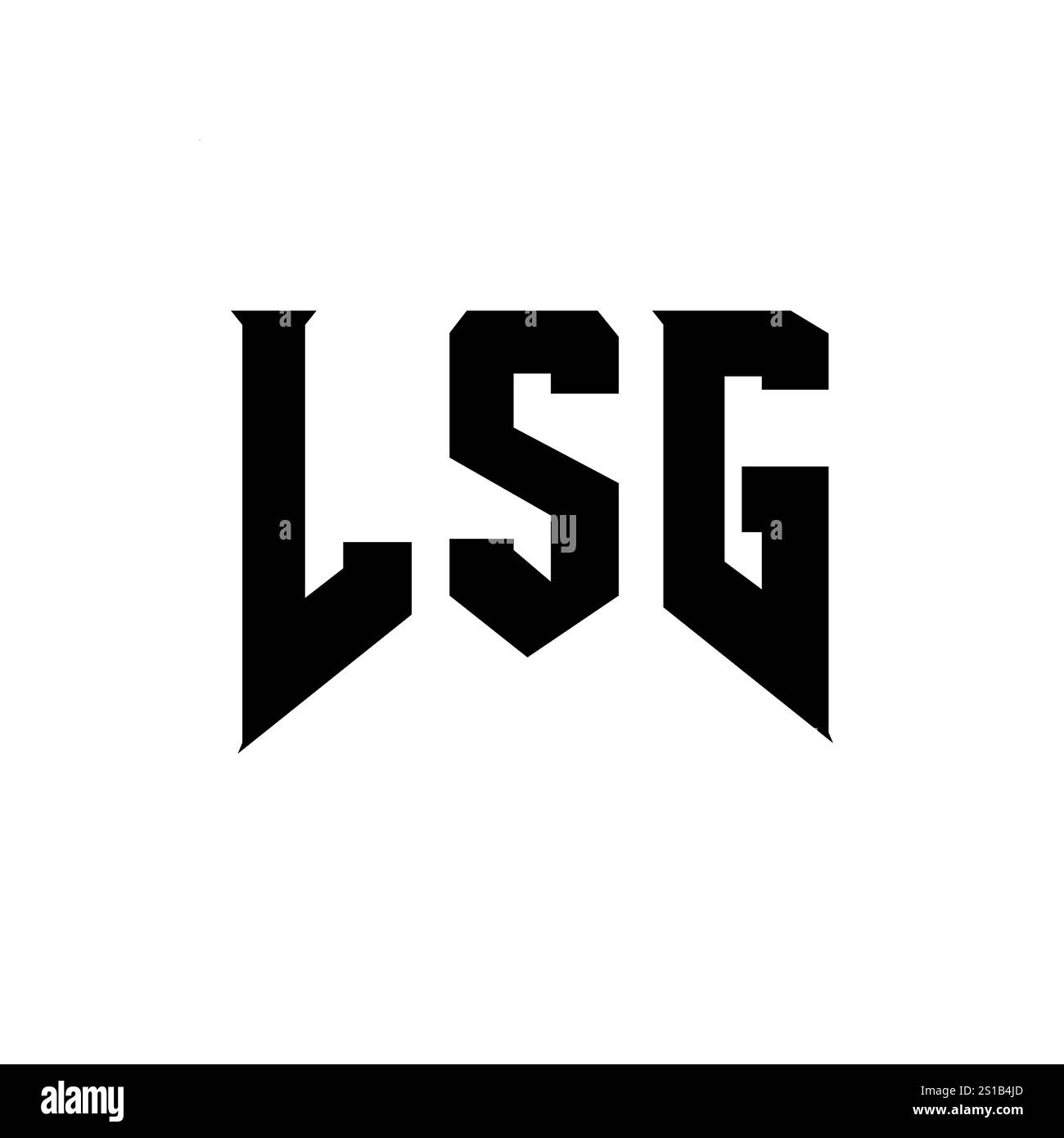 Lsg logo design Stock Vector Images - Alamy
