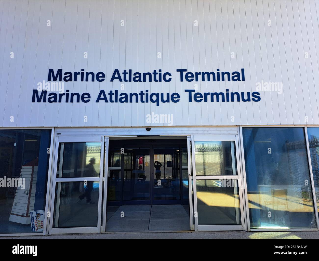 Marine Atlantic Terminal sign in Argentia, Placentia, Newfoundland ...