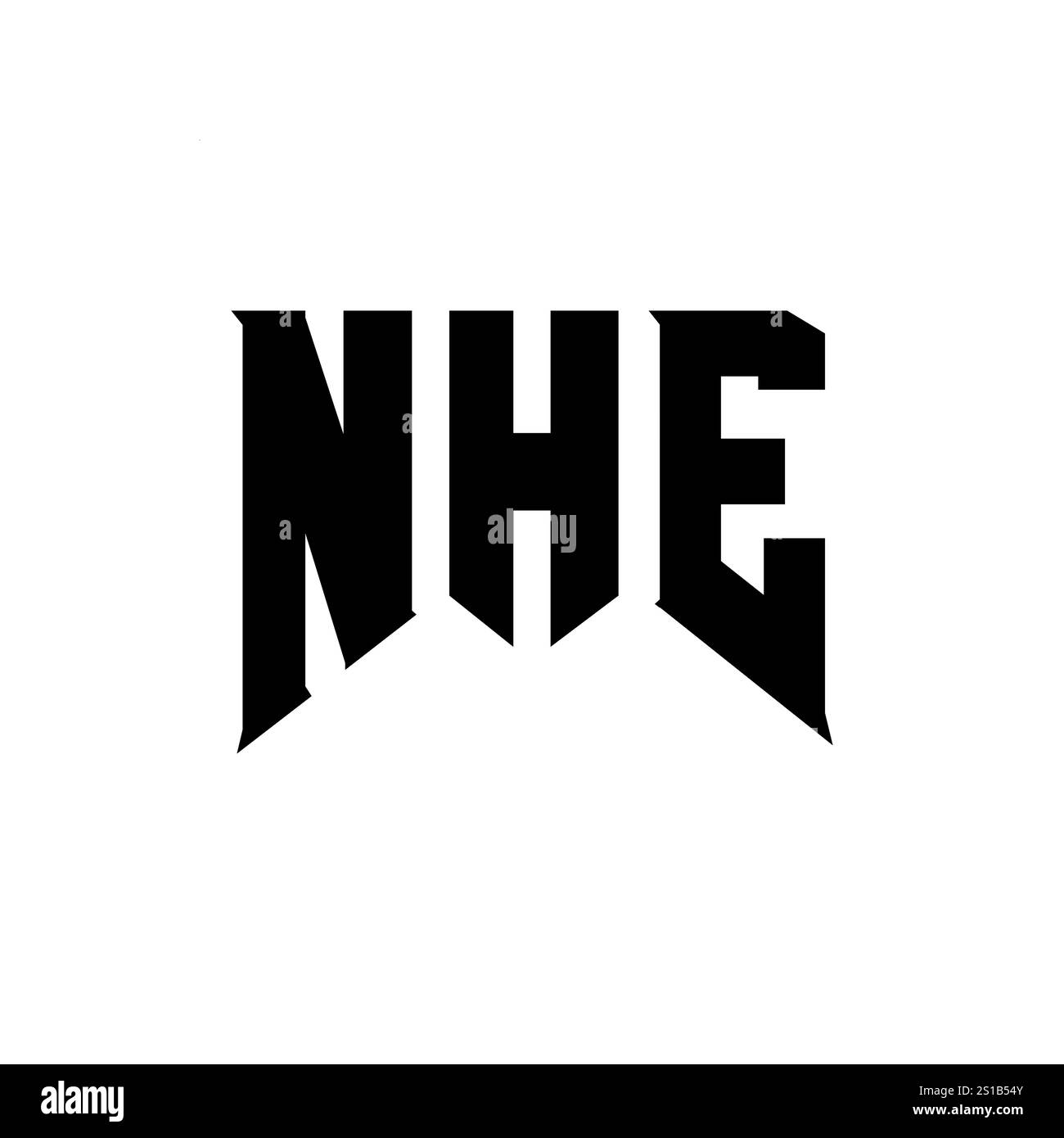 Nhe logo design hi-res stock photography and images - Alamy