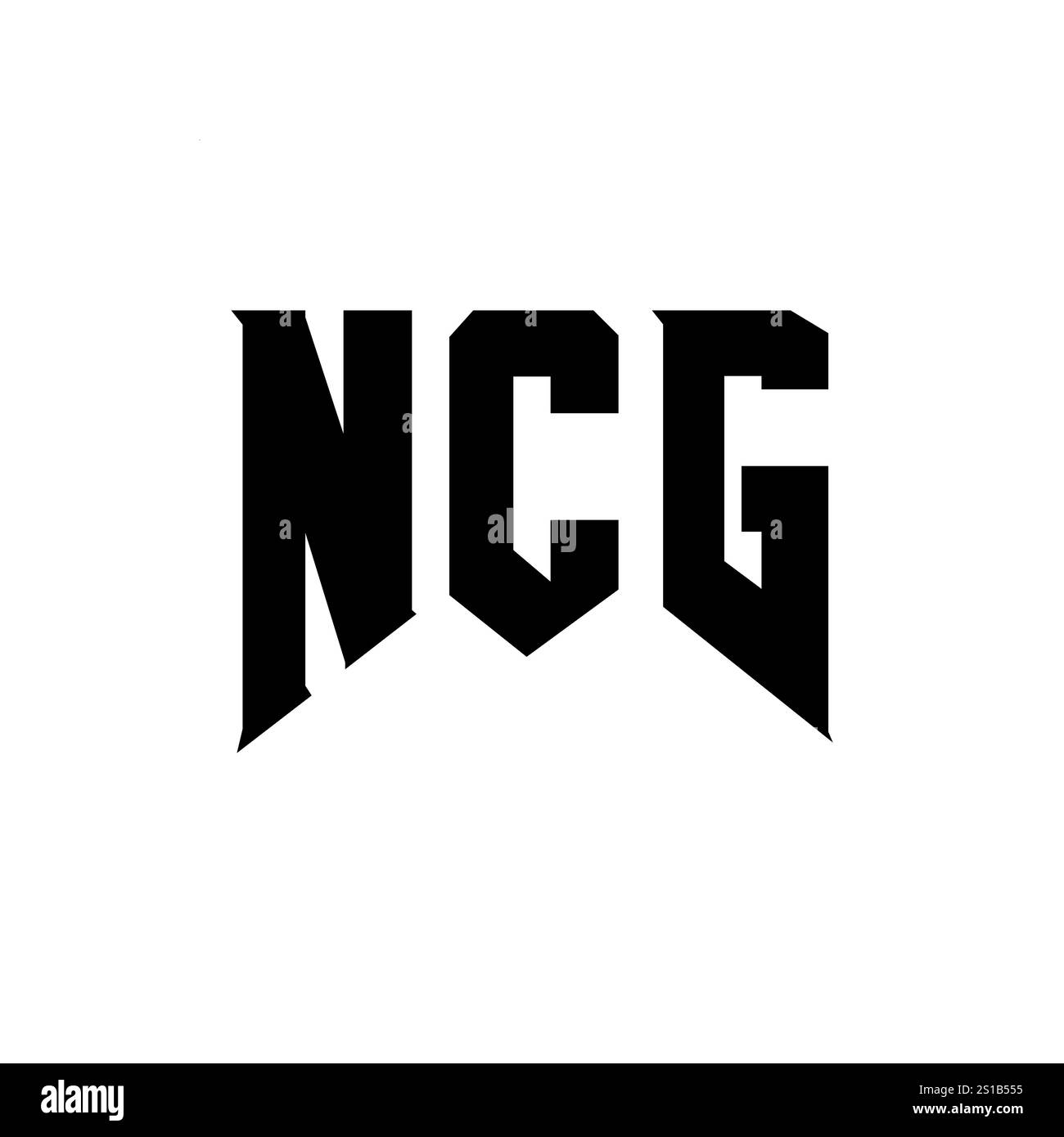 NCG letter logo design for technology company. NCG logo design black ...