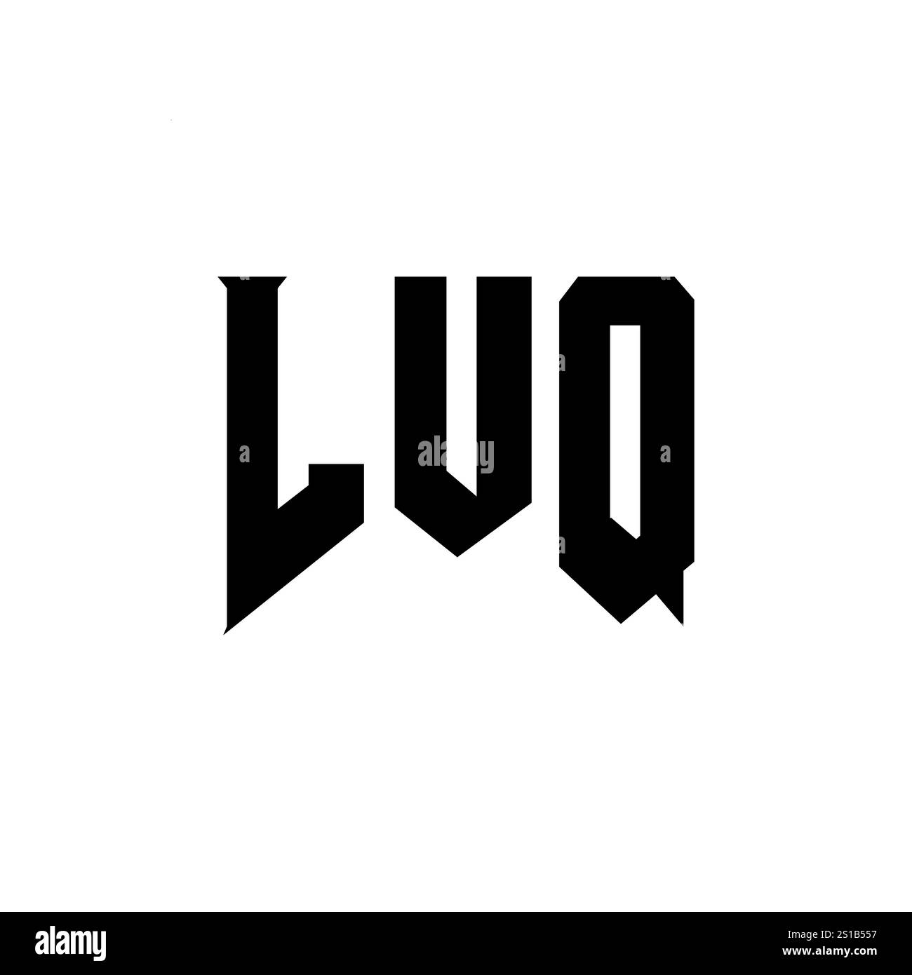 Luq logo design hi-res stock photography and images - Alamy