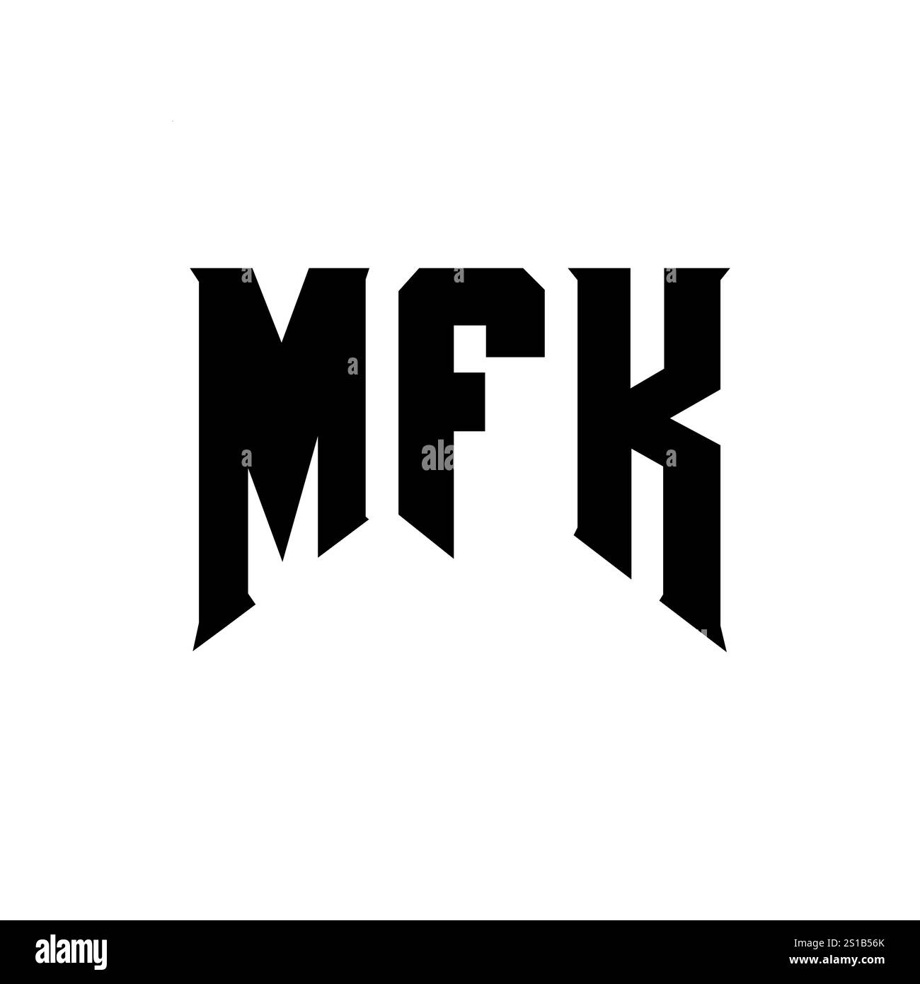 Mfk logo design Cut Out Stock Images & Pictures - Alamy