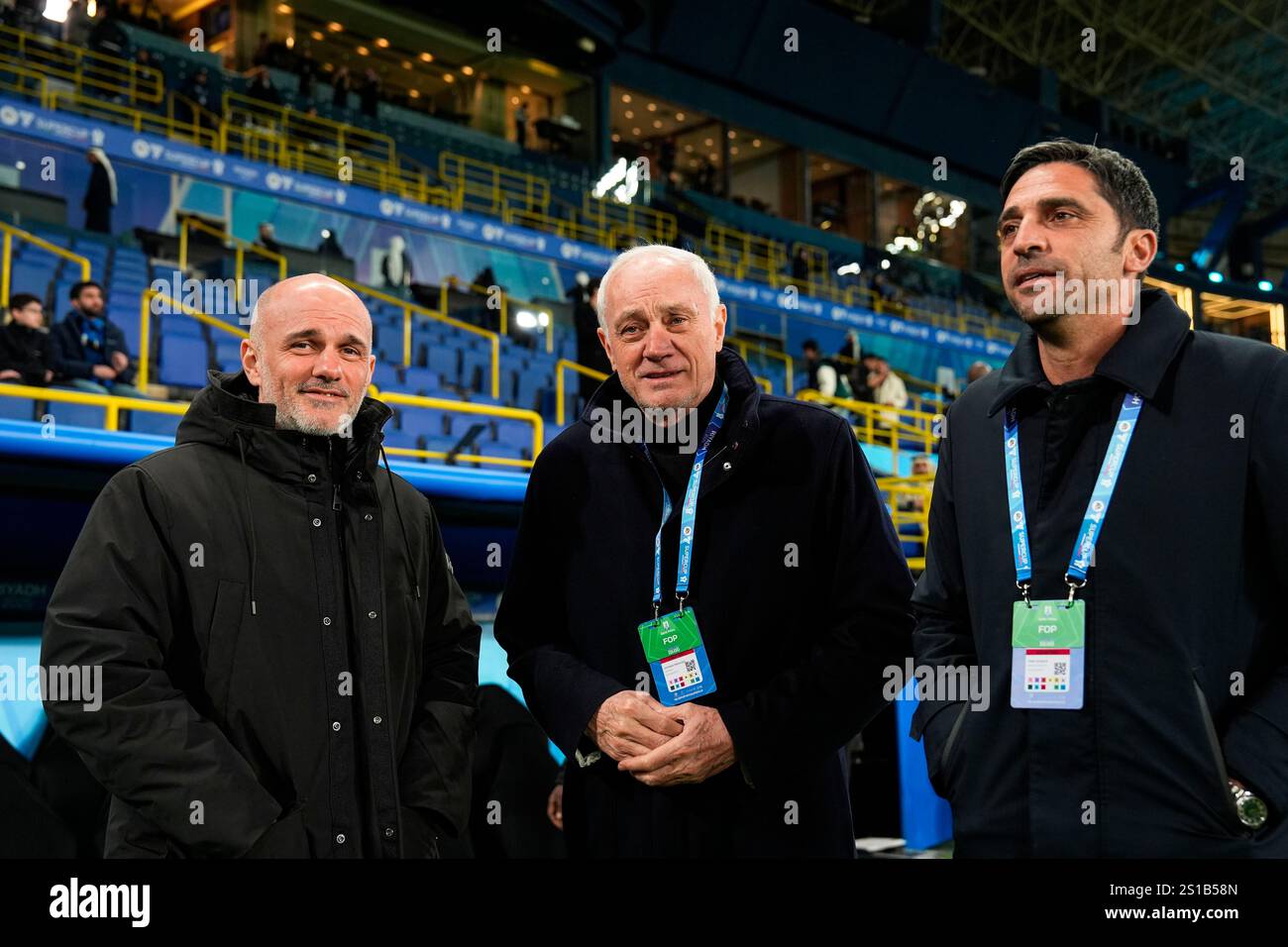 Riyadh, Saudi Arabia. 02nd Jan, 2025. Luca and Antonio Percassi before ...