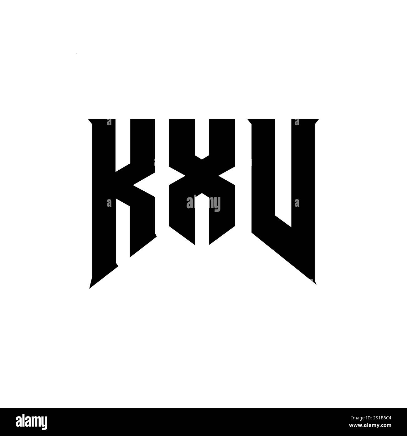 KXV letter logo design for technology company. KXV logo design black ...