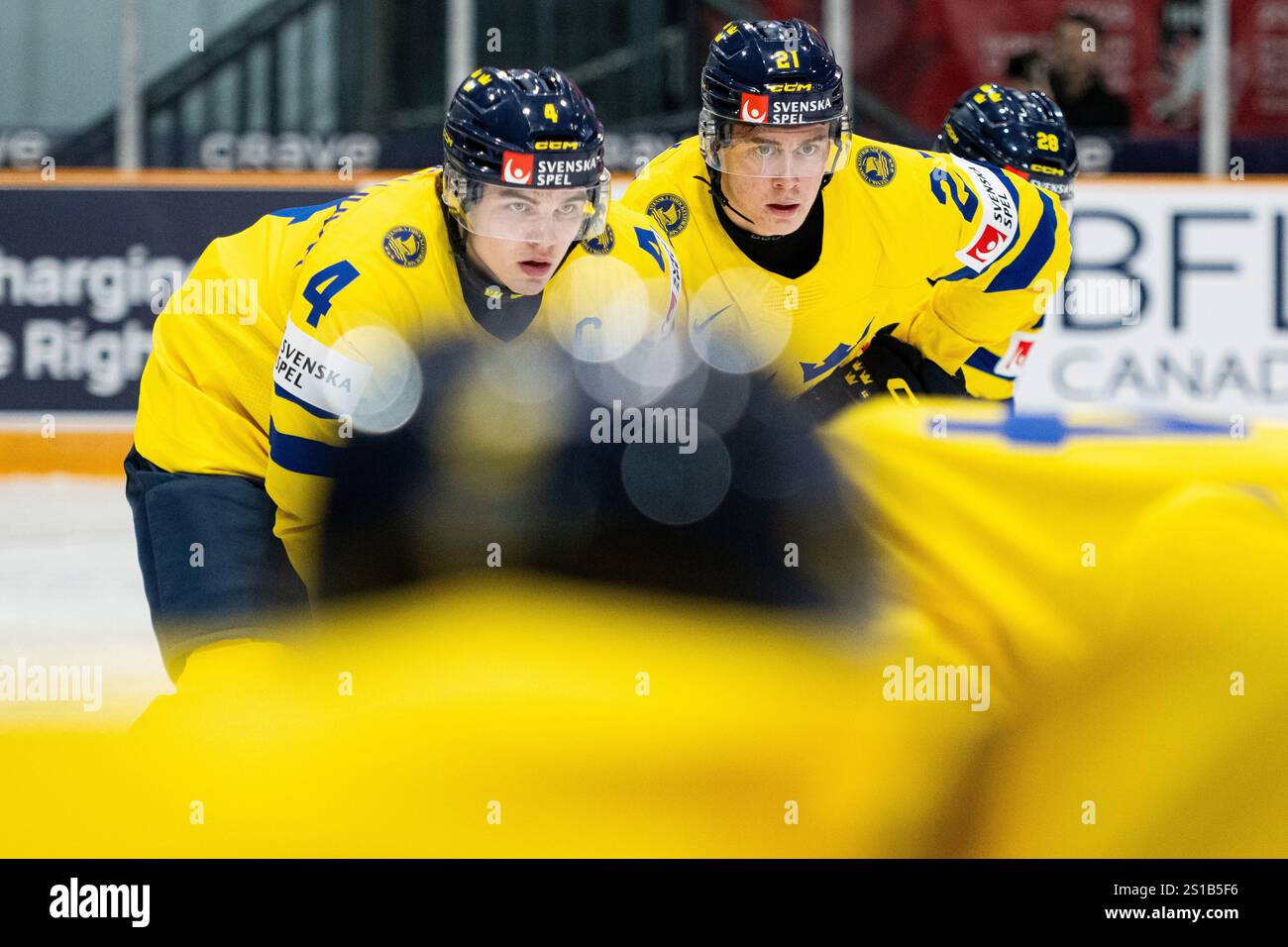 Ottawa, Canada. 02nd Jan, 2025. Team Sweden defenceman Axel Sandin ...