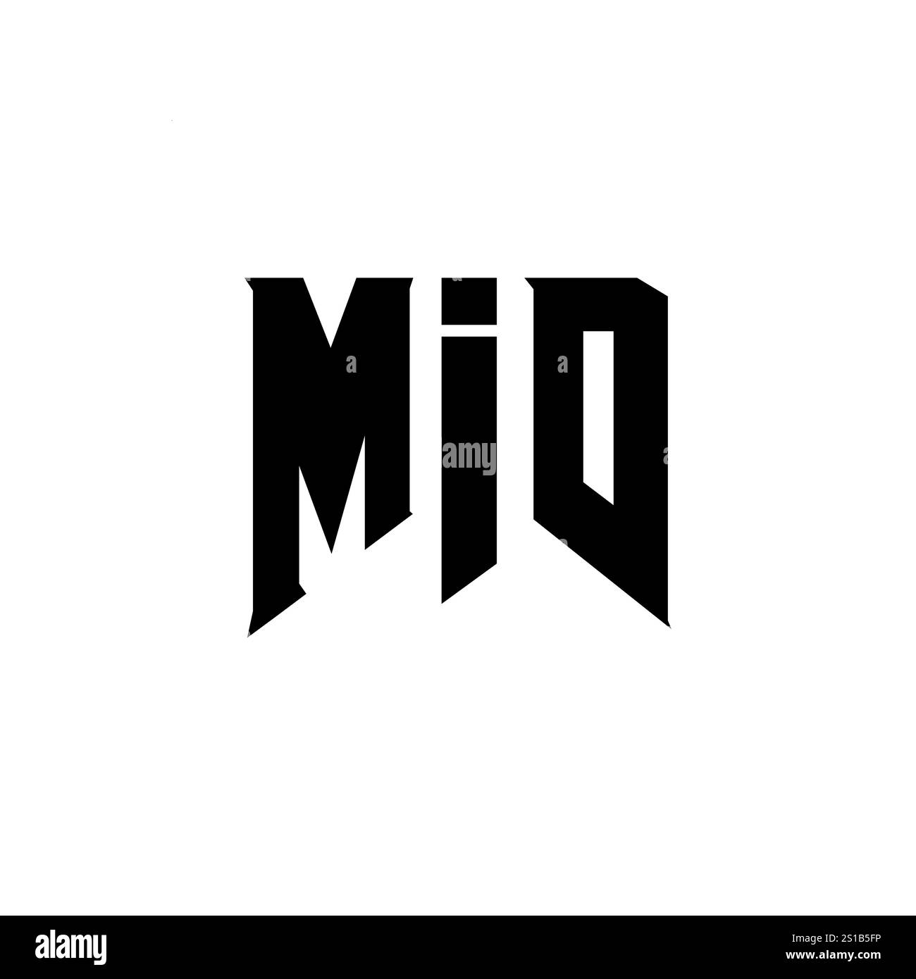 MID letter logo design for technology company. MID logo design black ...