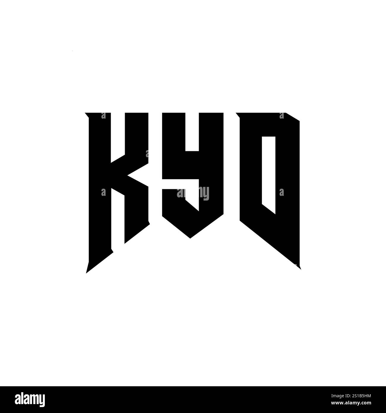KYD letter logo design for technology company. KYD logo design black ...