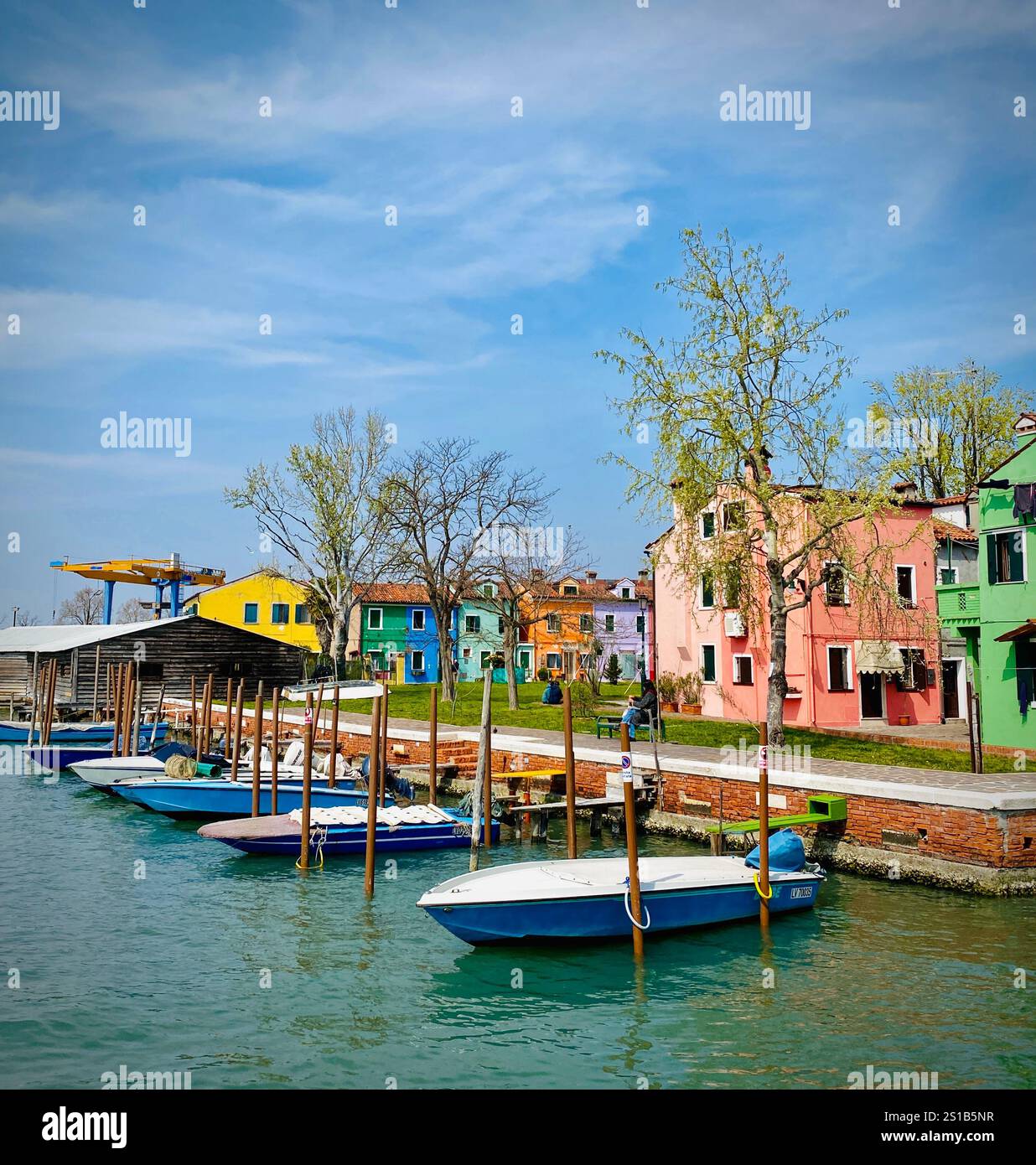 Burano, Murano Islands in Italy Stock Photo - Alamy