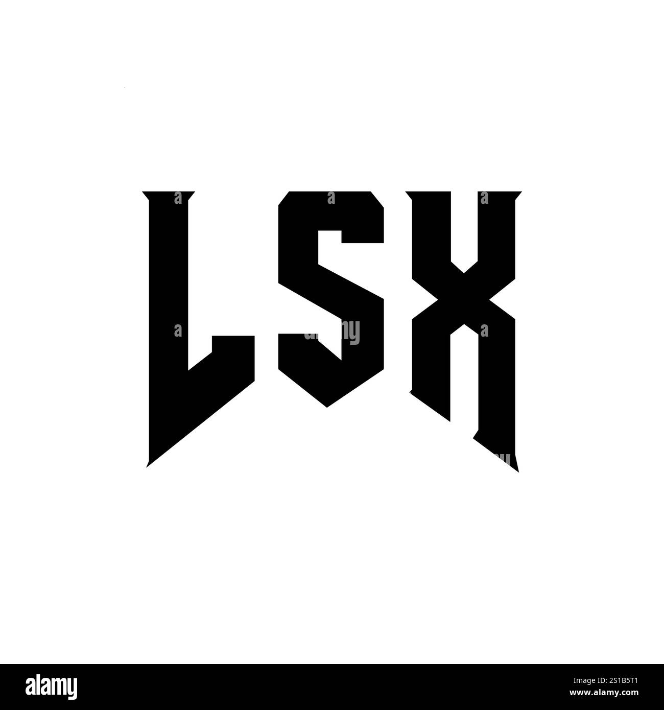 LSX letter logo design for technology company. LSX logo design black ...