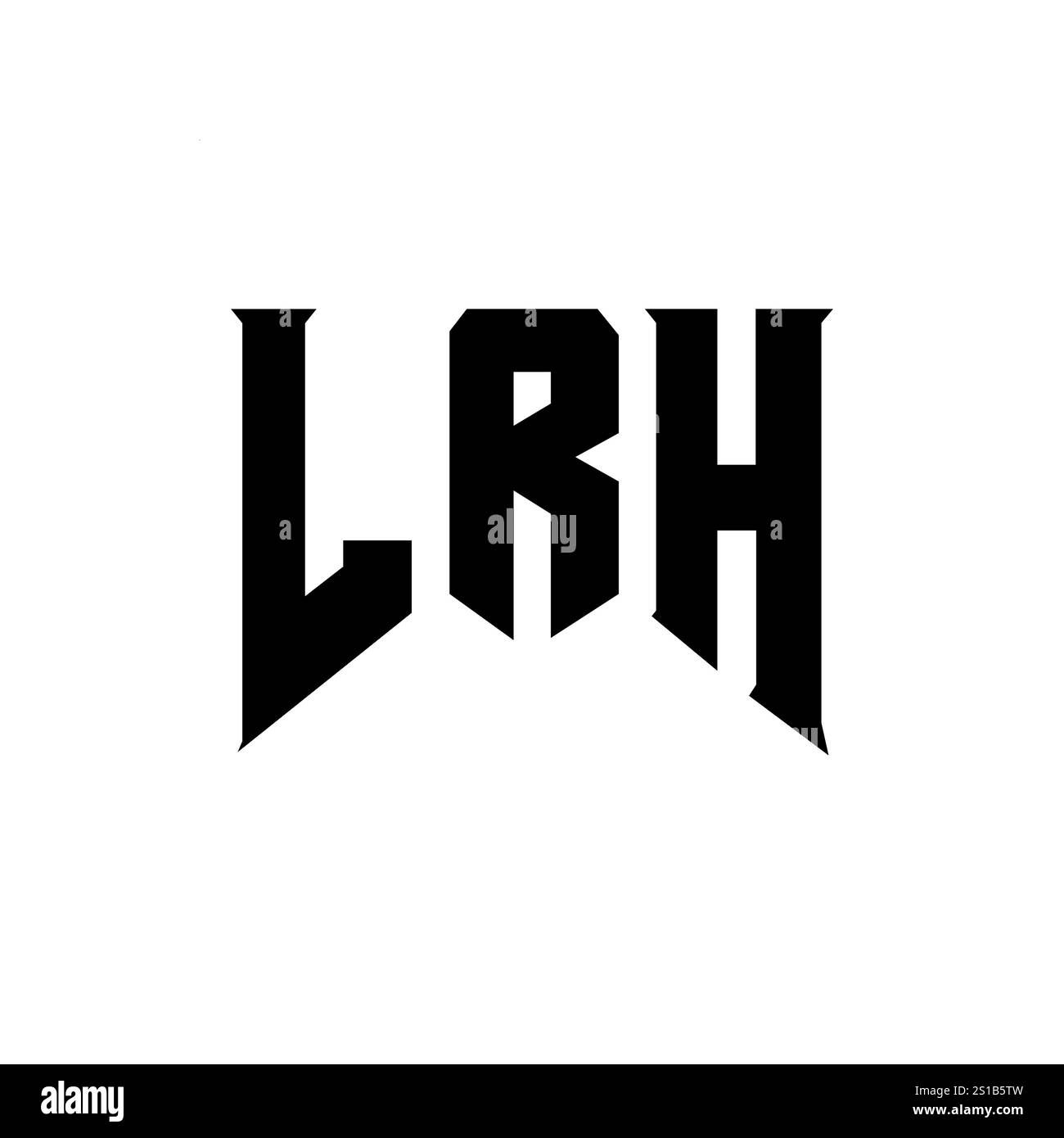 Lrh logo design hi-res stock photography and images - Alamy