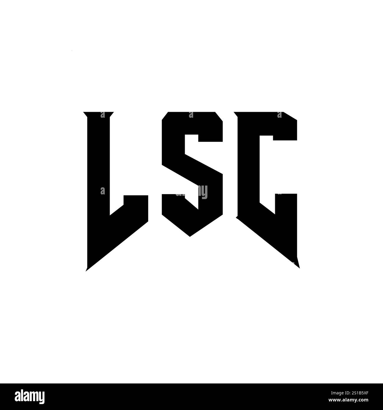 LSC letter logo design for technology company. LSC logo design black ...