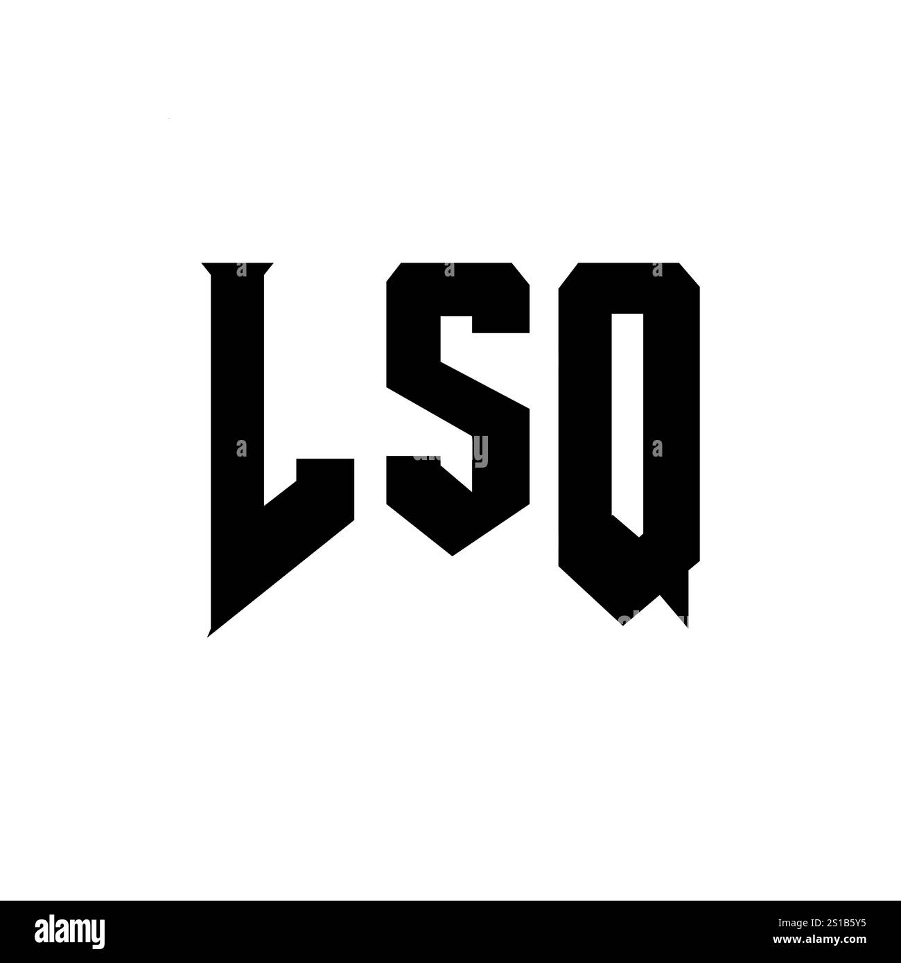 LSQ letter logo design for technology company. LSQ logo design black ...