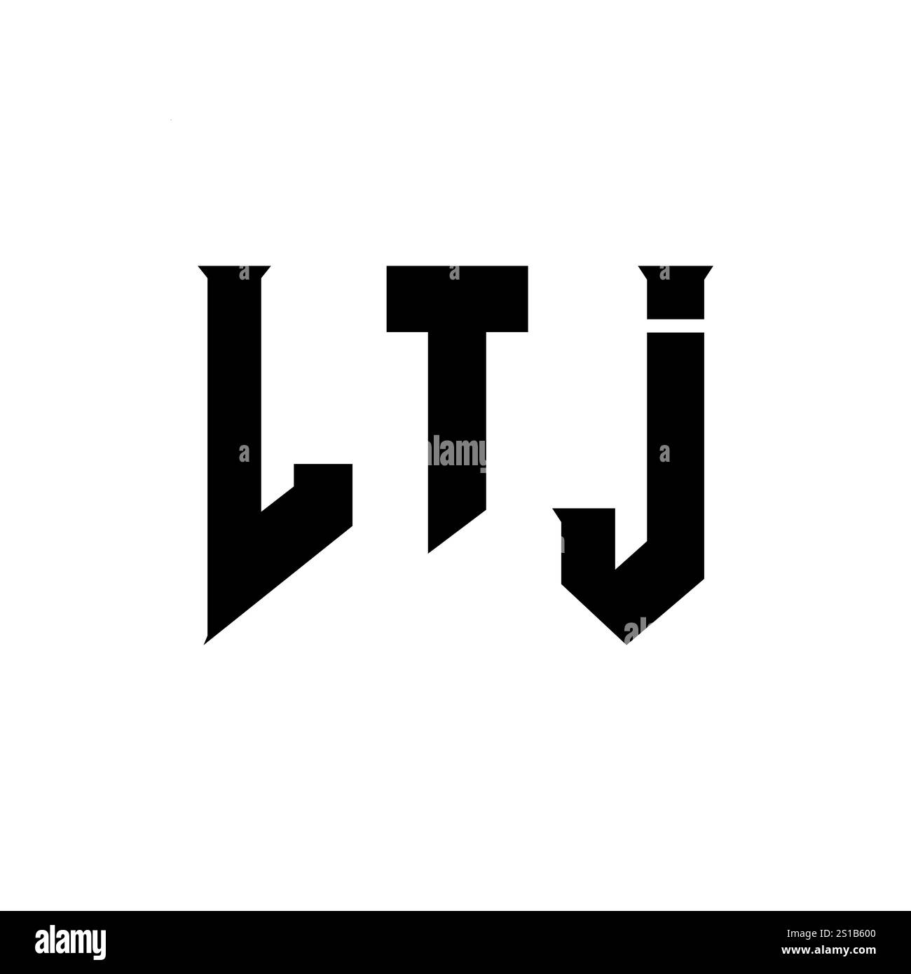 Ltj logo design hi-res stock photography and images - Alamy