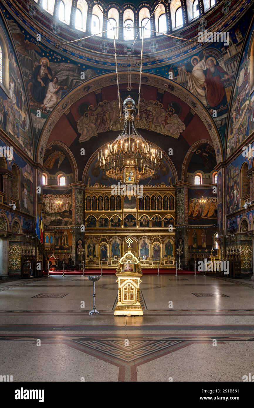 SIBIU (ROMANIA) - Holy Trinity Orthodox Cathedral Stock Photo - Alamy