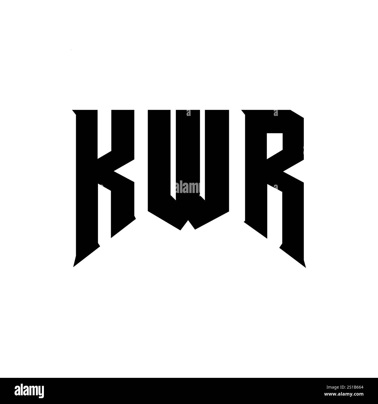 Kwr logo design hi-res stock photography and images - Alamy