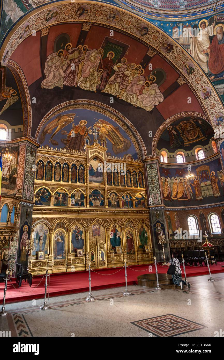 SIBIU (ROMANIA) - Holy Trinity Orthodox Cathedral Stock Photo - Alamy