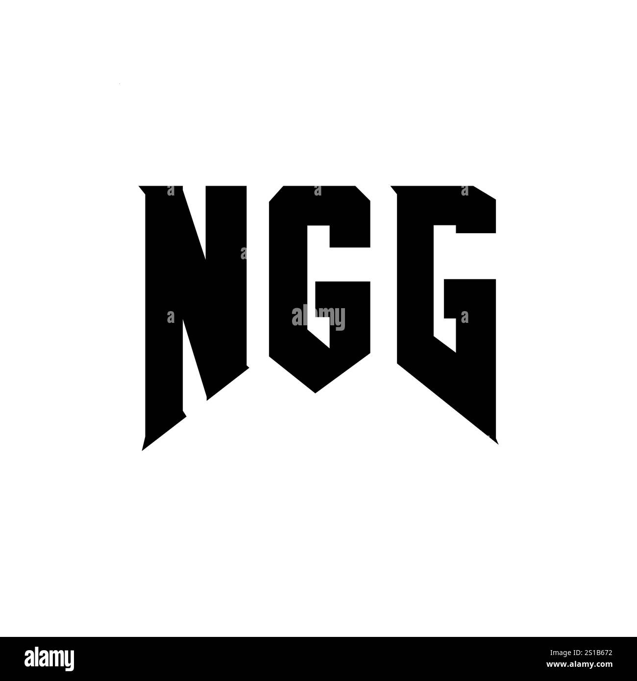 NGG letter logo design for technology company. NGG logo design black ...