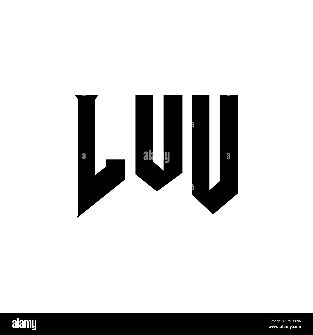 LUU letter logo design for technology company. LUU logo design black ...