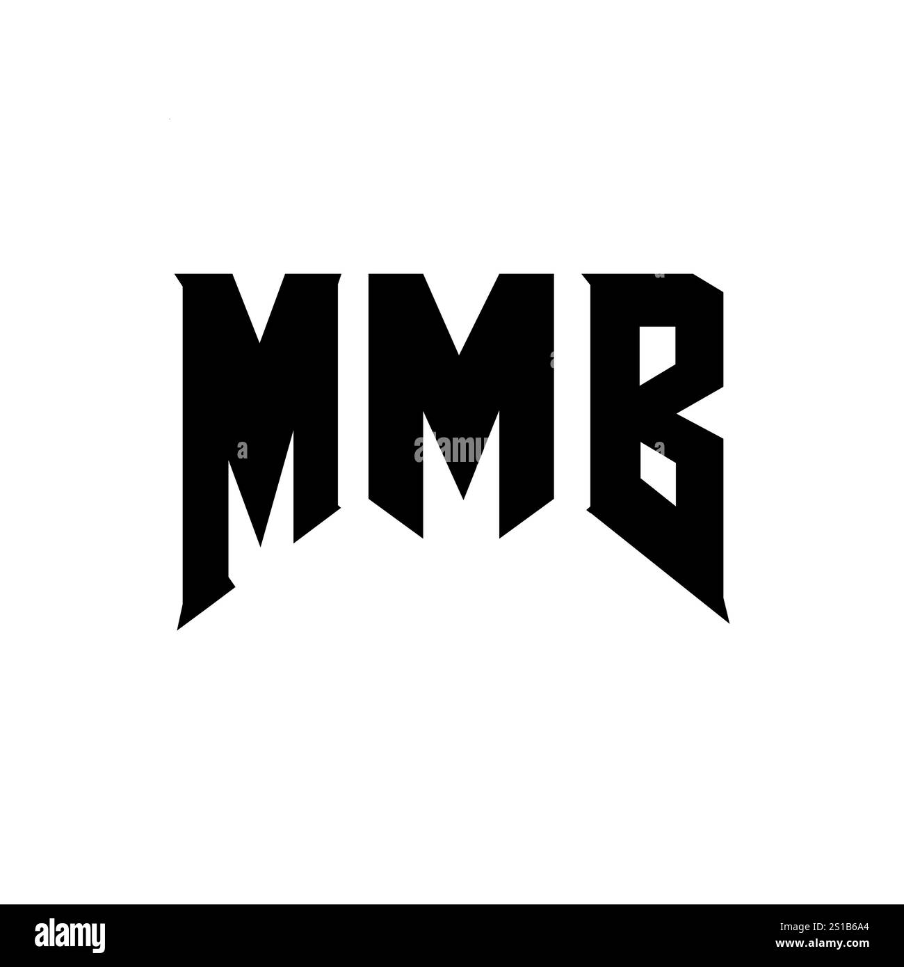 Mmb logo design Black and White Stock Photos & Images - Alamy