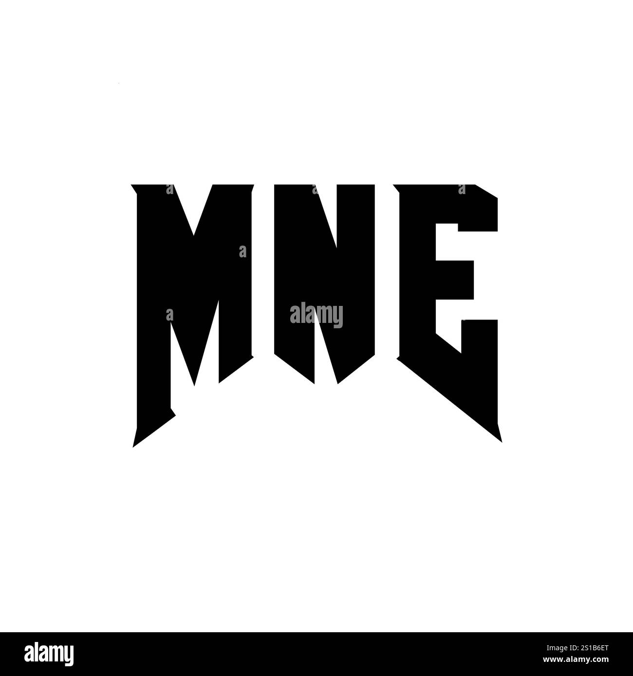 Mne logo design hi-res stock photography and images - Alamy