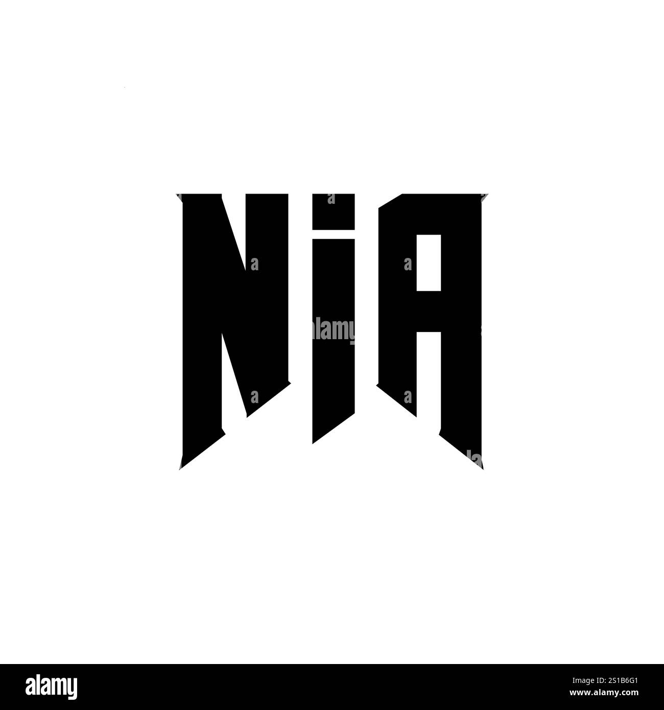 Nia logo design Stock Vector Images - Alamy