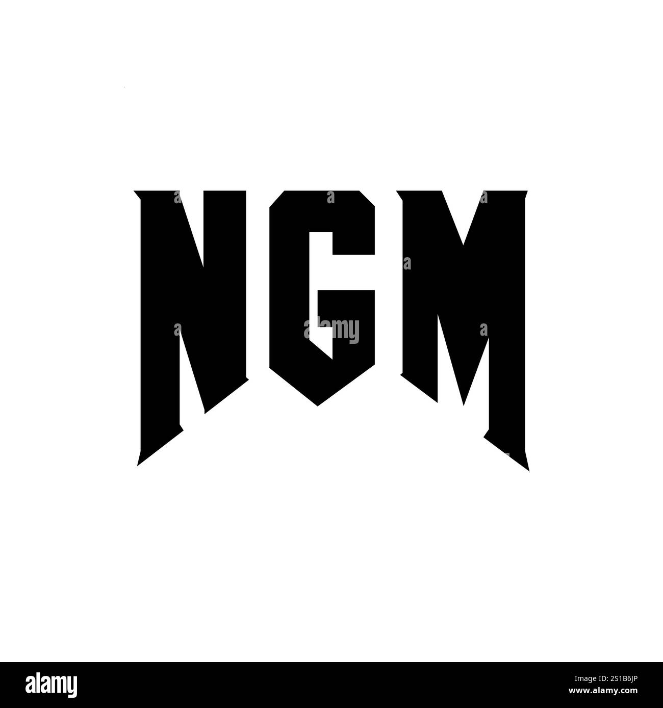 Ngm logo design Stock Vector Images - Alamy