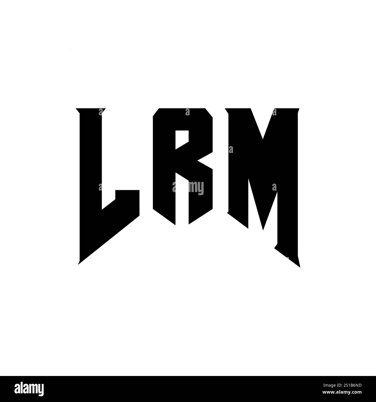 LRM letter logo design for technology company. LRM logo design black ...
