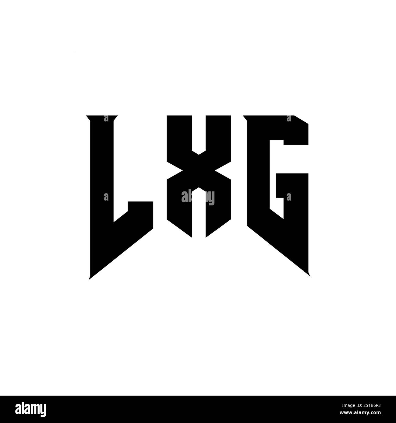 Lxg logo design hi-res stock photography and images - Alamy