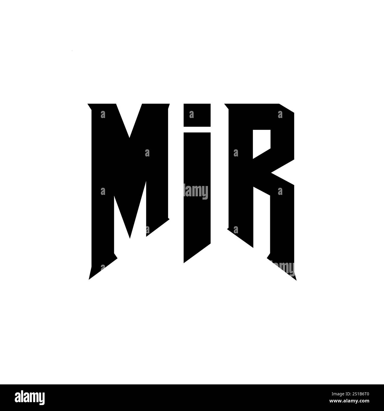 Mir logo design Stock Vector Images - Alamy