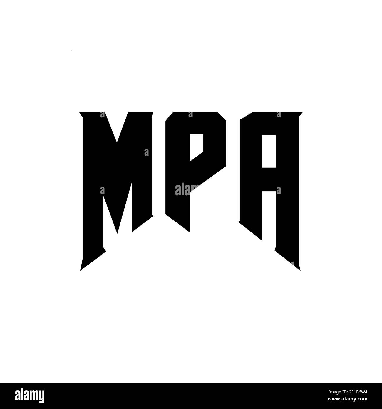 MPA letter logo design for technology company. MPA logo design black ...