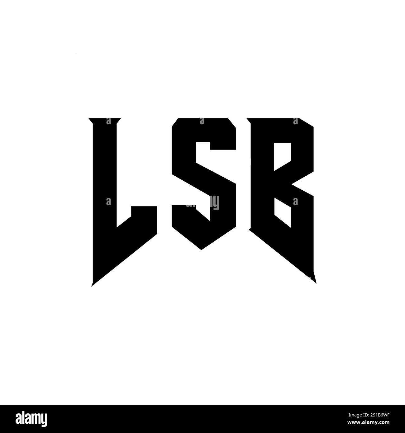 Lsb logo design Stock Vector Images - Alamy