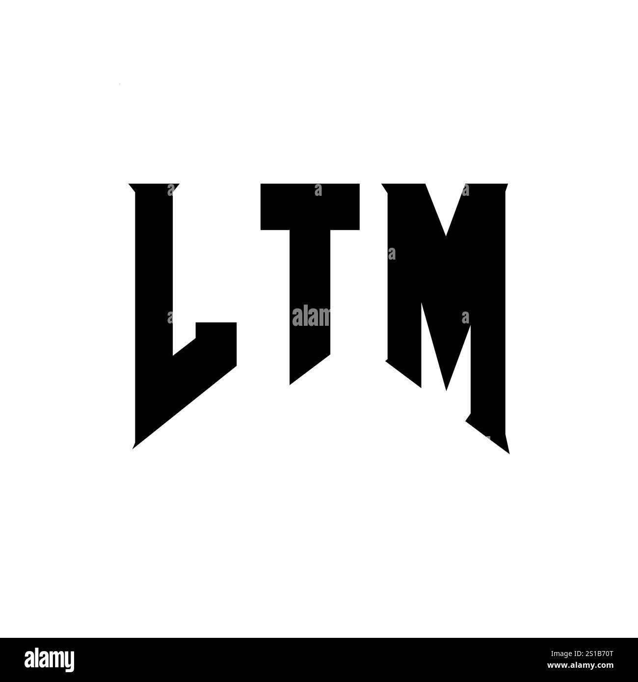 LTM letter logo design for technology company. LTM logo design black ...
