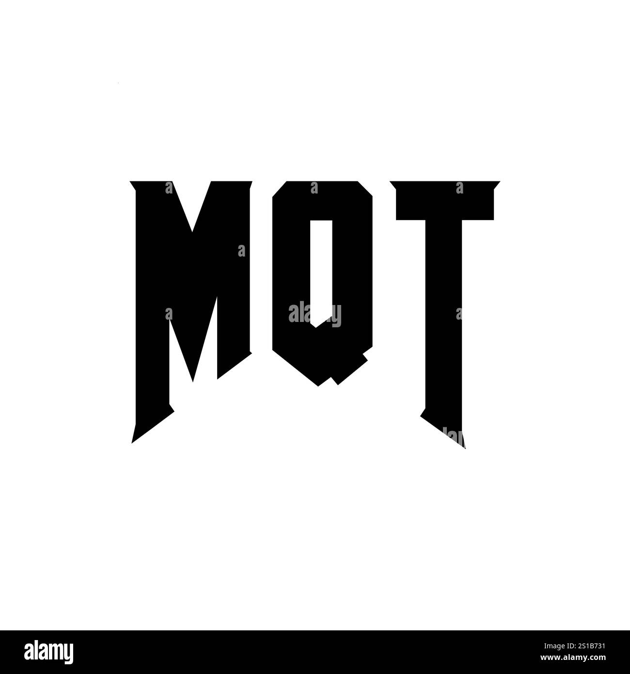MQT letter logo design for technology company. MQT logo design black ...