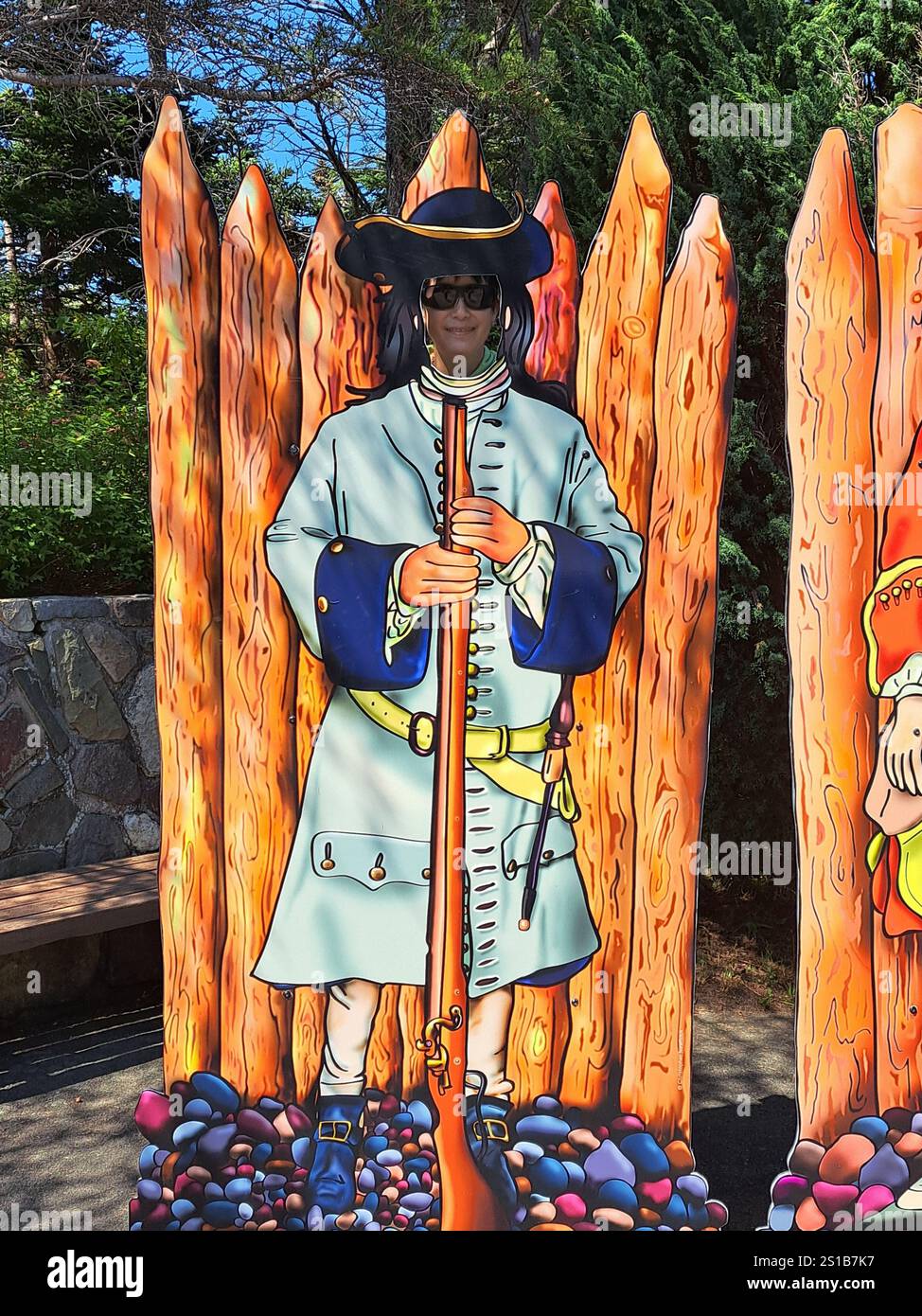 Soldier sign at Castle Hill National Historic Site in Jerseyside ...